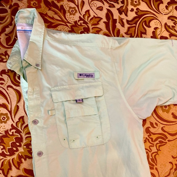 Columbia | Shirts | Mens Short Sleeve Columbia Pfg Fishing Shirt | Poshmark